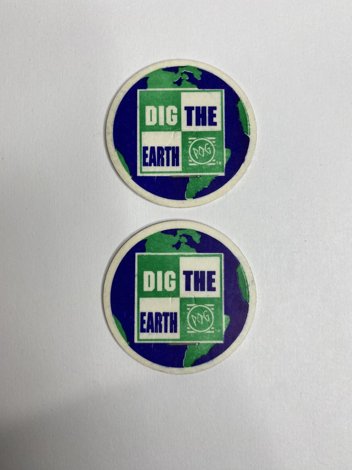 Dig The Earth Pog / Milk Cap * CLASSICS * Games Back - Lot of 2 | eBay