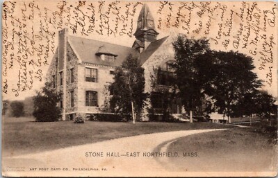 East Northfield Massachusetts MA Stone Hall Seminary c1900s 1905 ...