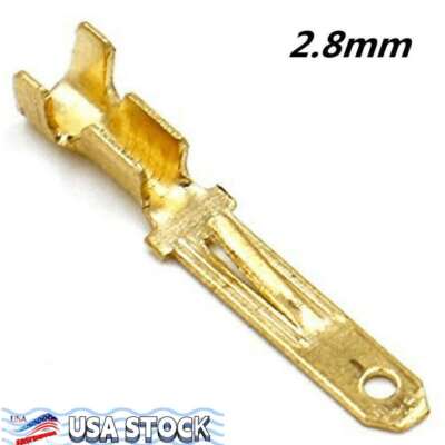 Male Spade Quick Splice Crimp Terminals 2.8mm Crimp connector 50PCS | eBay