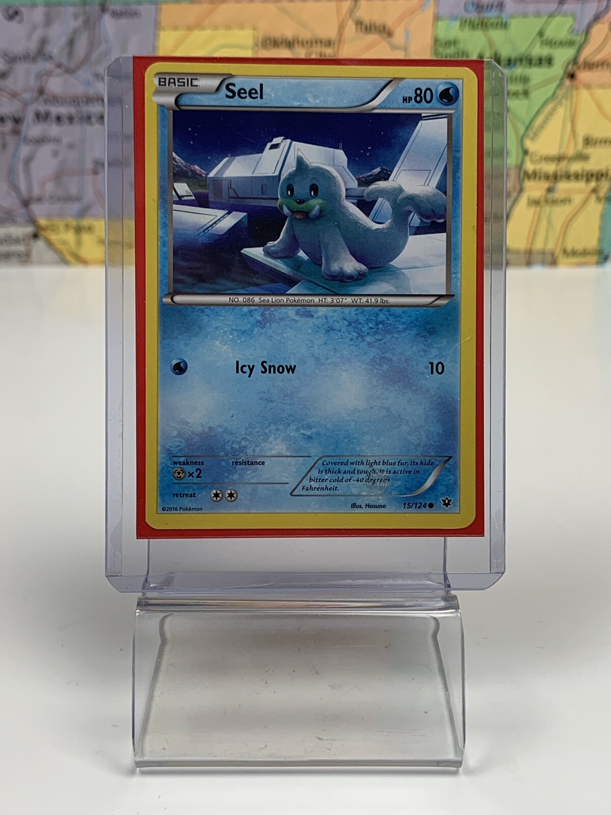 SHIPS SAME DAY Seel - 15/124 - Common XY Fates Collide Pokemon Near ...