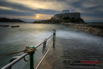 Fort grey Guernsey , A4 Print Photography art wall print home décor ...