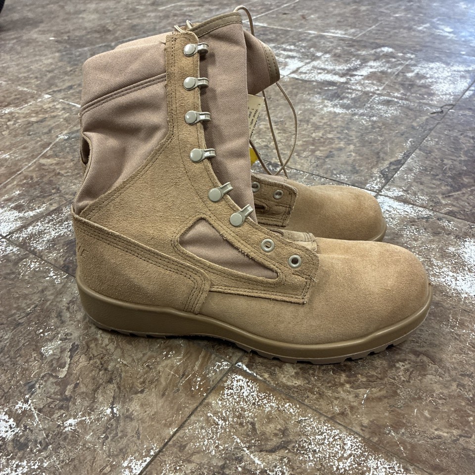 Tan Belleville Combat Boots - 7.5 Wide - New with Tags | eBay