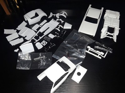 1/25 scale Model car parts 29 roadster parts Dart body Rat trap Vega ...