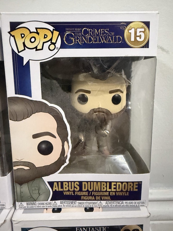 Funko Pop Four Fantastic Beasts Characters Newt Tina Dumbledore And ...