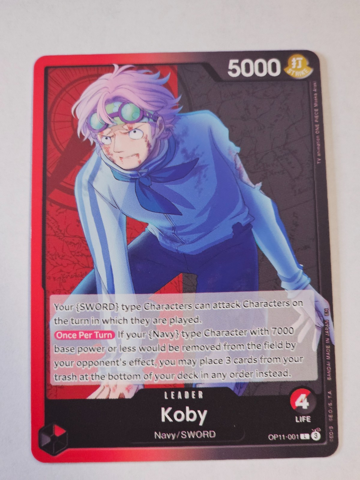 One Piece - Koby Leader - Fist of Divine Speed | eBay