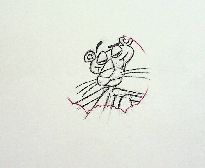 The Pink Panther 2 Film BOB KURTZ Opening Production Hand Drawn Pencil ...