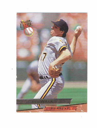 Bob Walk Pittsburgh Pirates Pitcher #458 Fleer 1993 #Baseball Card | eBay