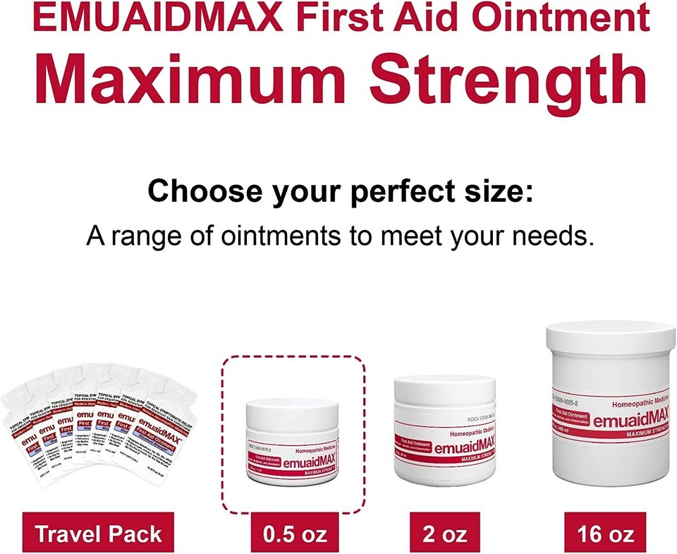Emuaid EMUAIDMAX Ointment 0.5Oz - Eczema Cream Maximum Strength ...