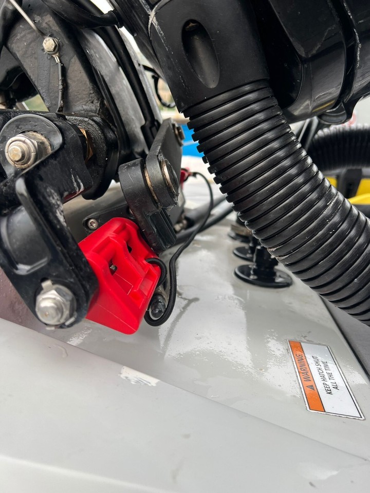 Steer Stop Outboard Hydraulic Steering Lock Set - 4"