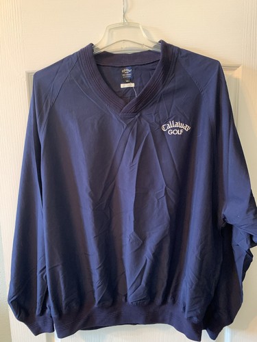 NOS Vintage Callaway Golf Men's Size XXL Blue Windshirt Pullover by ...