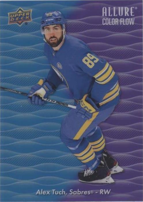 2023-24 Upper Deck Allure - Color Flow Alex Tuch #CF-9 Blue Purple for ...