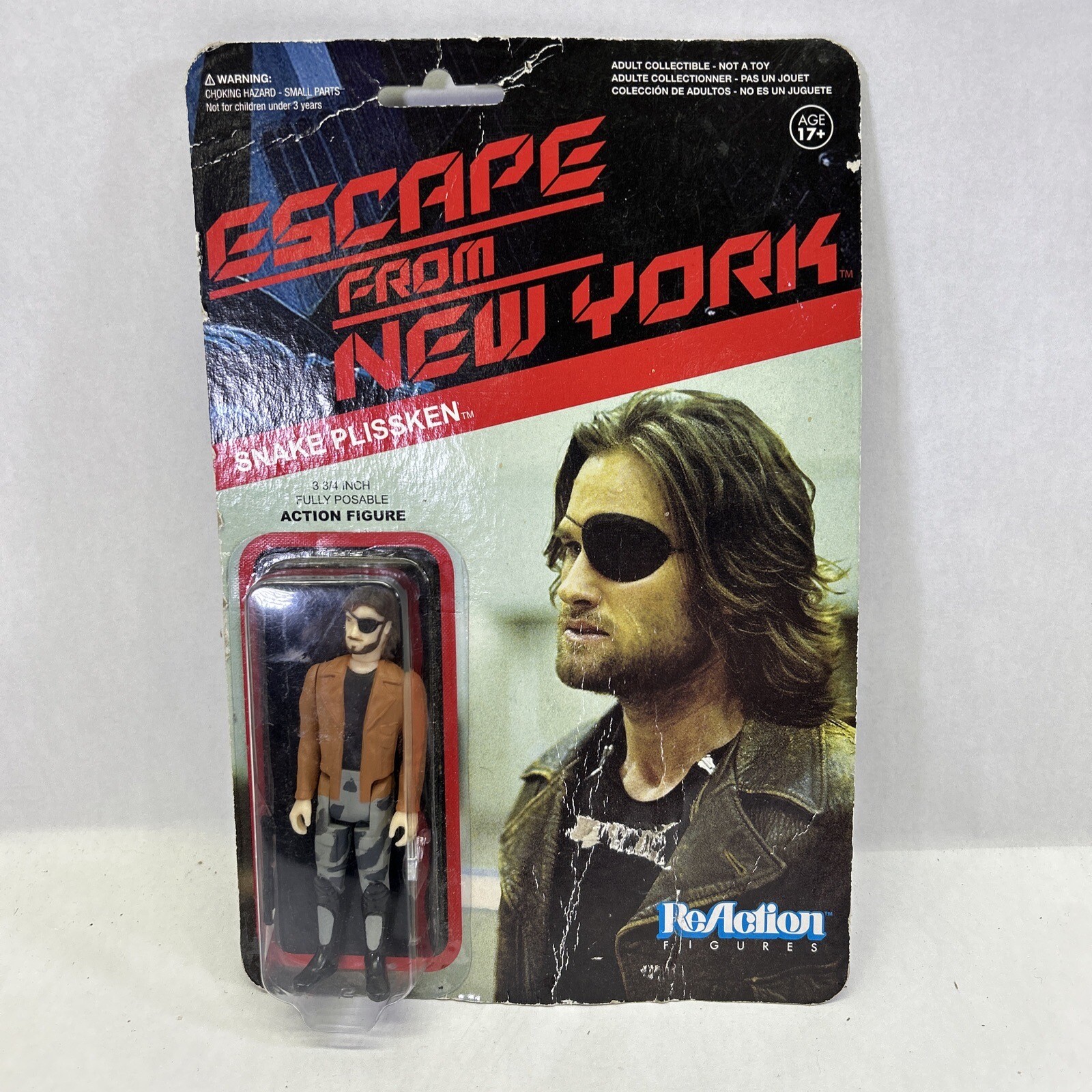 Action Figure Snake Plissken Version 1 in Jacket Action Figure | eBay