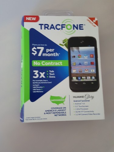 Huawei Tracfone Basic Cellular CELL Mobile Phone H868C NEW IN BOX ...