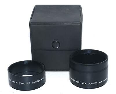 Nikon 5700 Tele Adapter & Nikon 5700 Wide Adapter w/Case | eBay