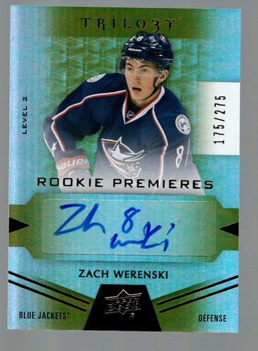 2016-17 Upper Deck Trilogy #99 Zach Werenski Autograph 175/275 | eBay
