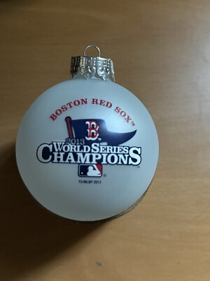Boston Red Sox 2013 World Series Champions Christmas Ornament | eBay