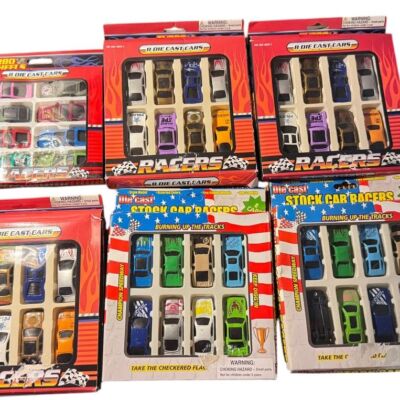 Vintage Die-Cast Racing Cars Collection 6 pkgs 8 Cars per Set - | eBay