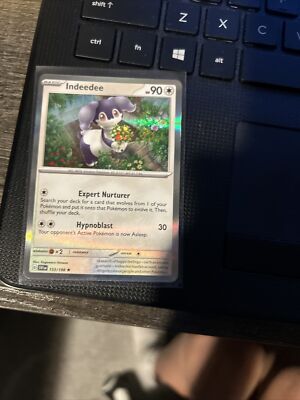 Holo Rare Indeedee - 153/198 Scarlet & Violet Base Set Pokemon TCG | eBay