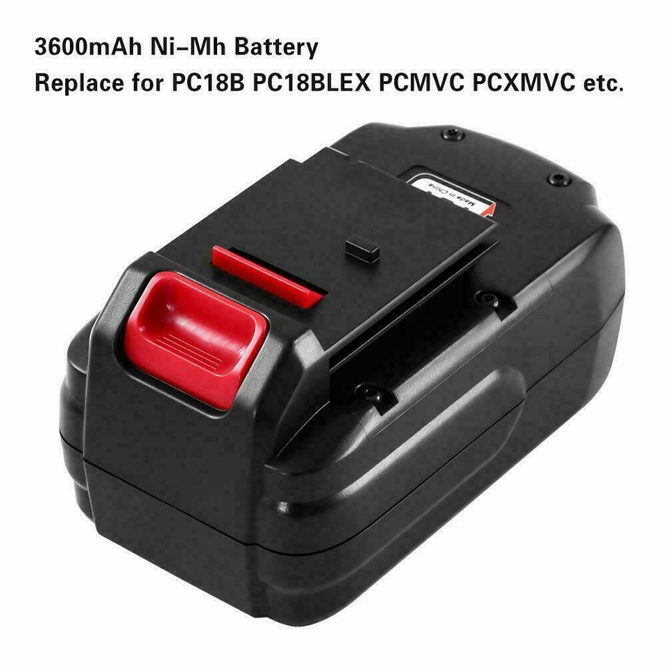 Pack 18V NiCd Replacement Battery for Porter Cable 18-Volt PC18B ...