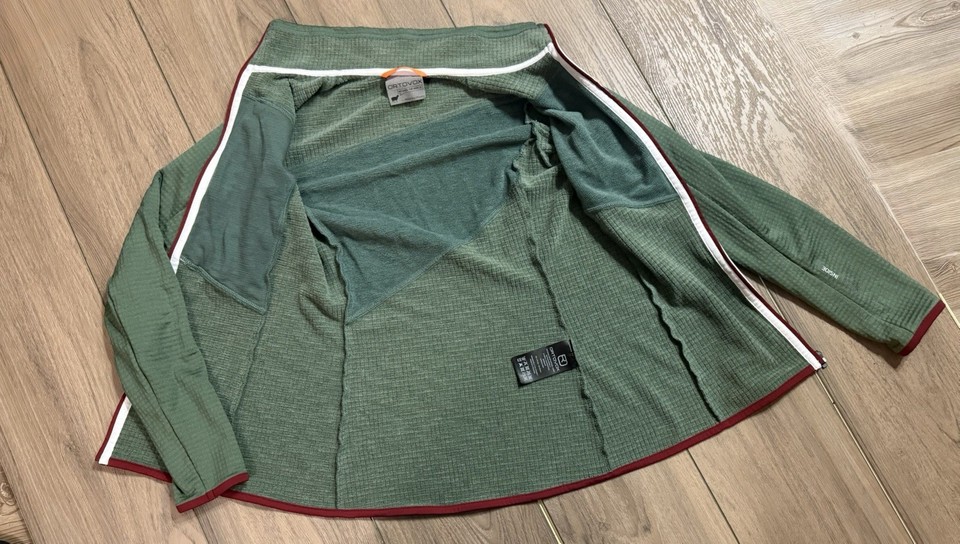 Ortovox Mountain Hiking Outdoor Merino Wool Inside Thermo Fleece Jacket ...