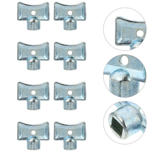 10 Pcs Exhaust Valve Key Metal Radiator Bleed Heater Square Socket Keys ...