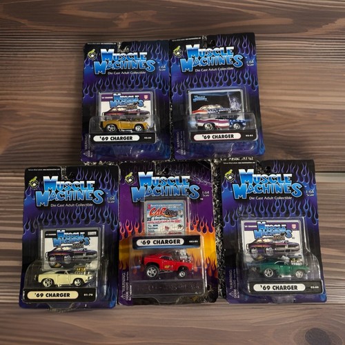LOT OF 5 Muscle Machines 1:64 Scale '69 CHARGER Diecast Vintage NEW | eBay