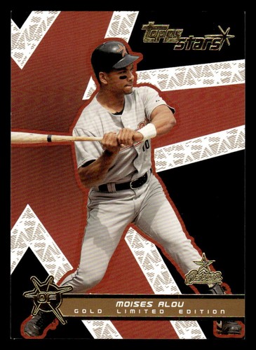 2001 Topps Stars #94 Moises Alou Gold Limited #d /499! Houston Astros ...