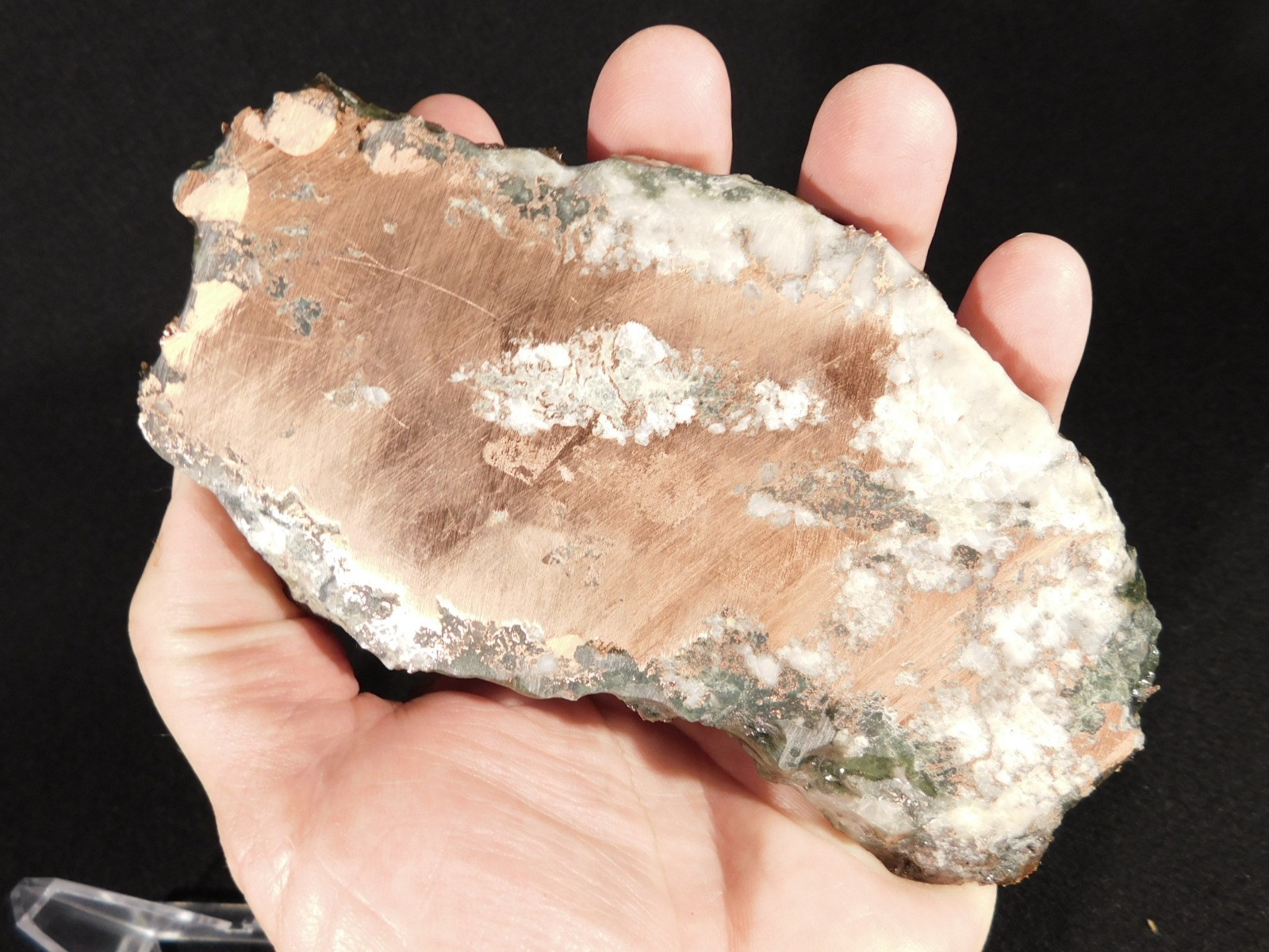 BIG! Native COPPER Nugget or Native Copper Float SLAB Polished Michigan ...