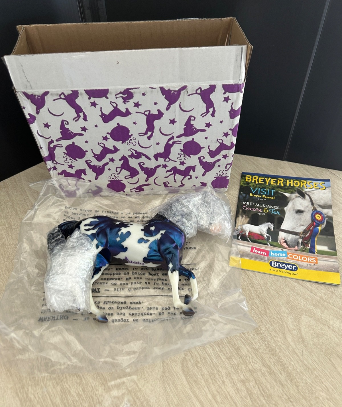 BREYER Halloween Horse TABITHA SR #712451 GLOW IN THE DARK New In Box ...