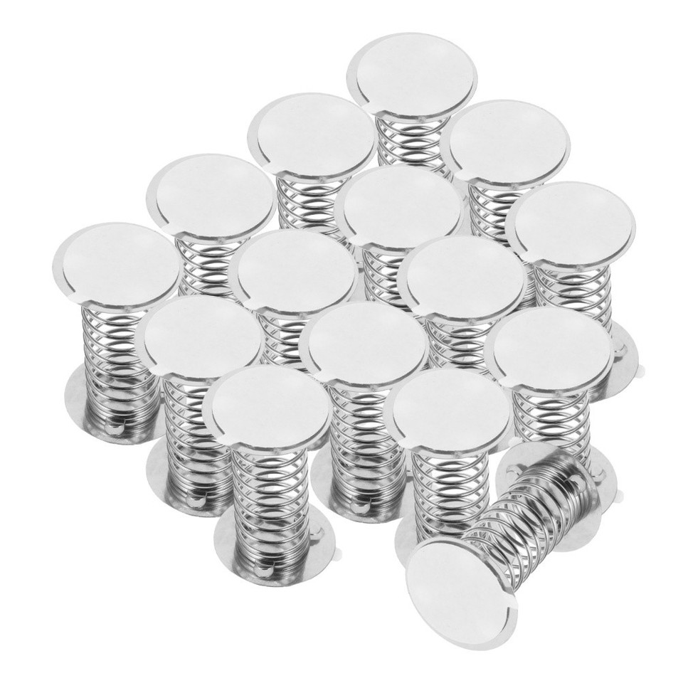 15 Pcs Metal Spring Car Replacement Base Dashboard Toy Fixing Bases ...