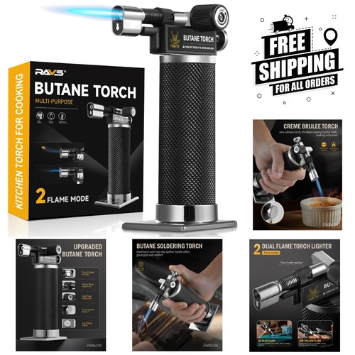 Compact Cooking Torch Gun with Adjustable Flame - Ideal for Creme ...
