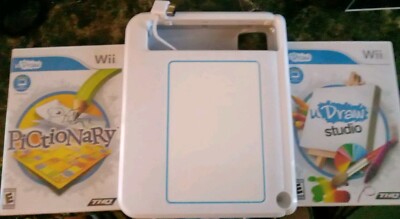 Nintendo Wii U Draw Tablet Pad + 2x Game Bundle | eBay