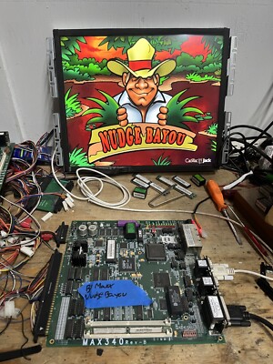 Tested Cadillac Jack Primero Nudge Max340 PCB board With Nudge Bayou B1 ...
