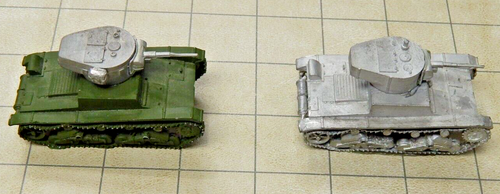SHQ Miniatures 1/76 20mm #RV02 RUSSIAN T-26 M1933 TANK x2 | eBay