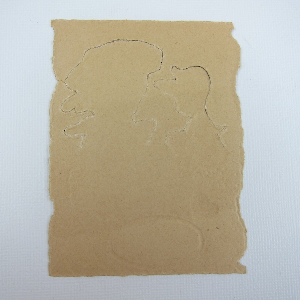 Vintage Valentine Card Cutout Stand Up Boy Sailor Cap & Dog Bavaria ...