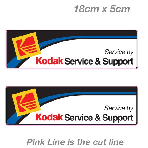 Kodak FILM Service & Support Slap Laptop , Car Vinyl Sticker | eBay Australia