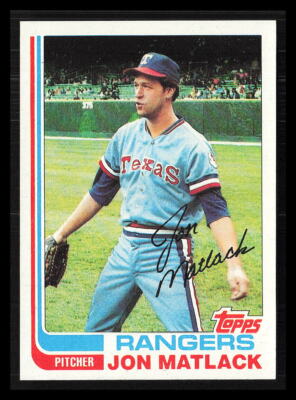 Jon Matlack 1982 Topps #239 Texas Rangers | eBay