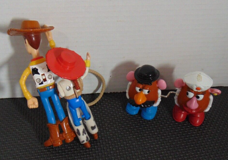Disney Toy Story Characters Dolls Jessie w/ rope & Woody 9" & Potato ...