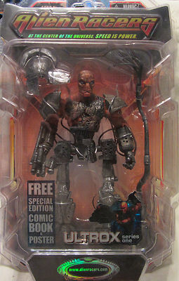 Alien Racers ULTROX Action Figure Series One w/Comic Book & Poster NEW ...