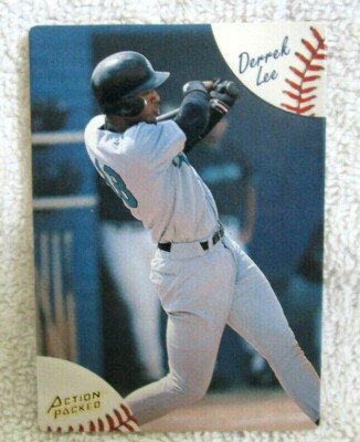 DEREK LEE 1994 ACTION PACK BATTING POSE ROOKIE CARD#35!PADRES 1B RC ...