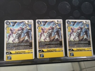 Zéphyrmon *3 Carte Digimon Anglais Bt7-036 | eBay