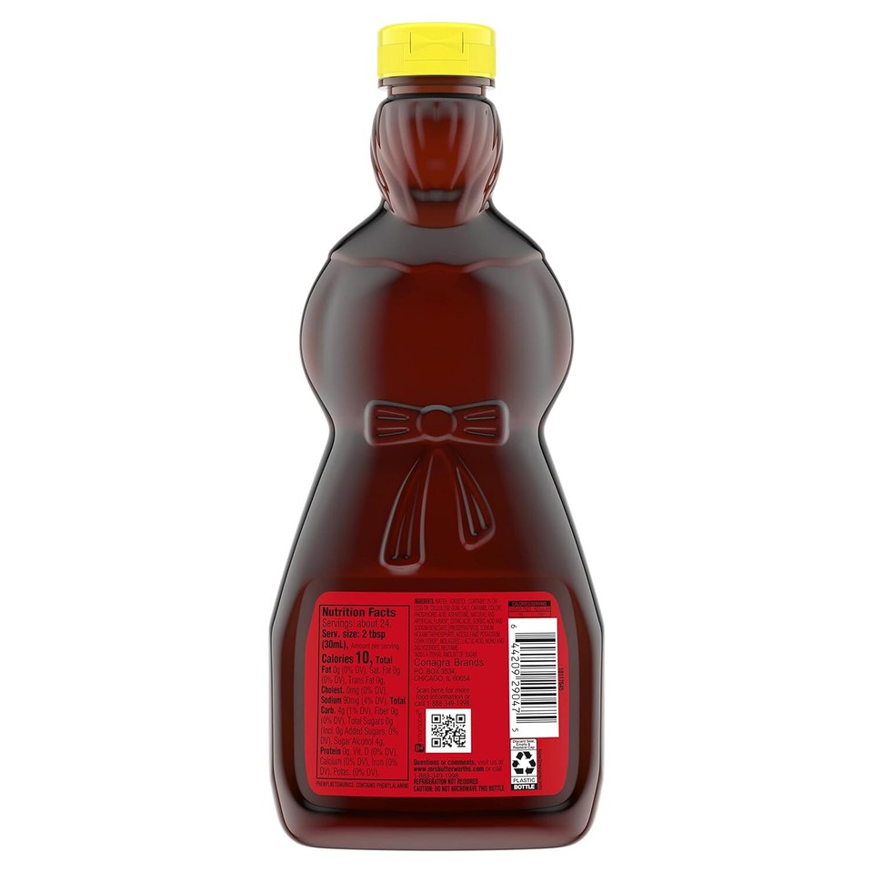Thick and Rich Sugar Free Pancake Syrup, Sugar Free Maple Flavored ...