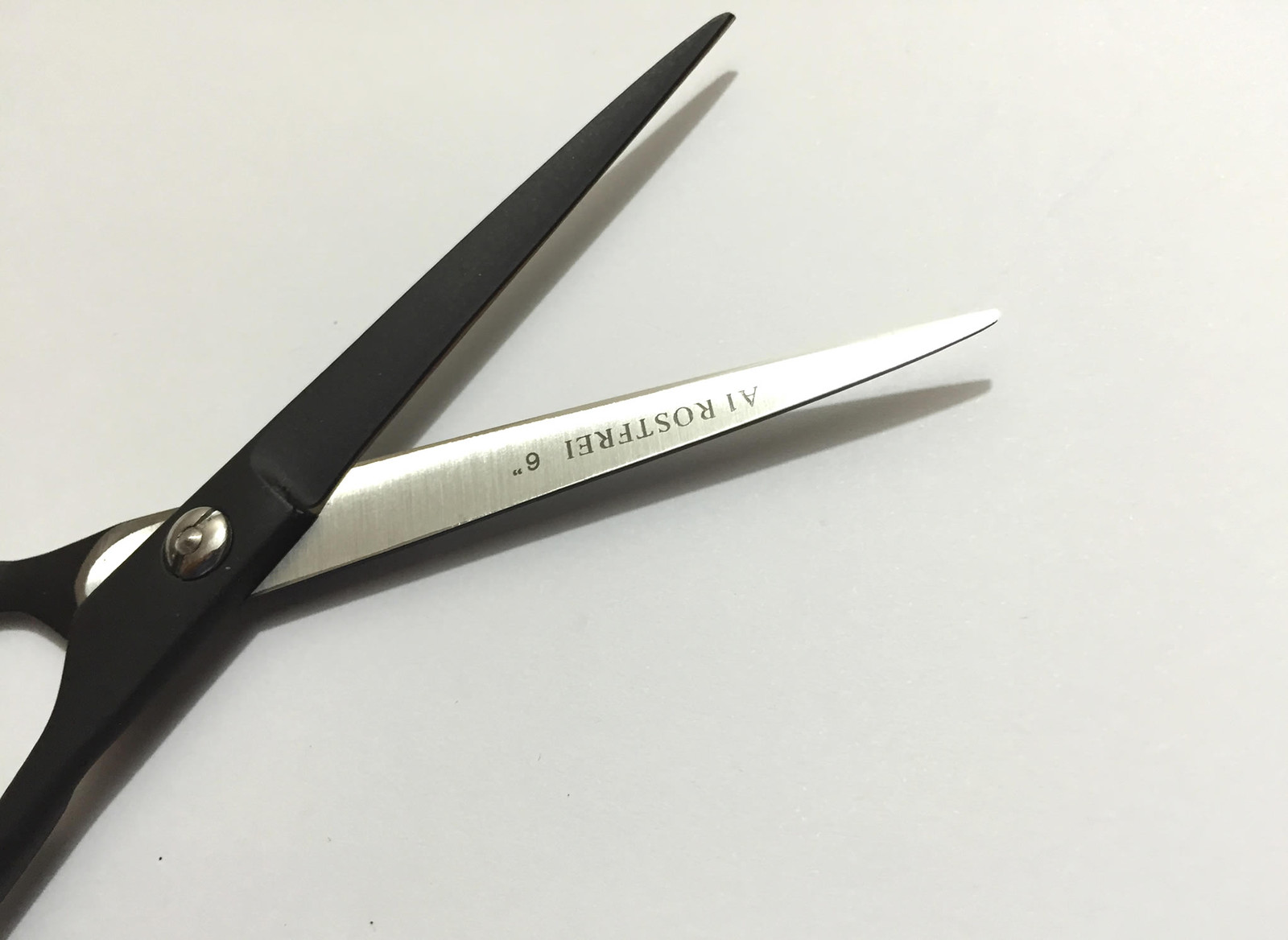 Professional Barber Razor Black Color Coated Scissors, Salon Shears 6 ...