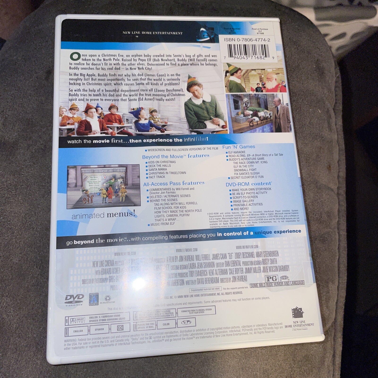 Elf (Infinifilm Edition) - DVD - VERY GOOD 794043716829 | eBay