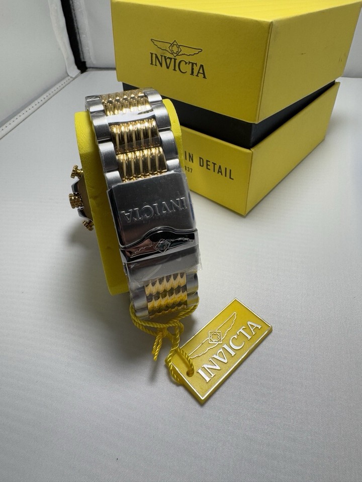 Invicta - Bolt, Gold Chronograph Men's Quartz Watch - 25864 | eBay