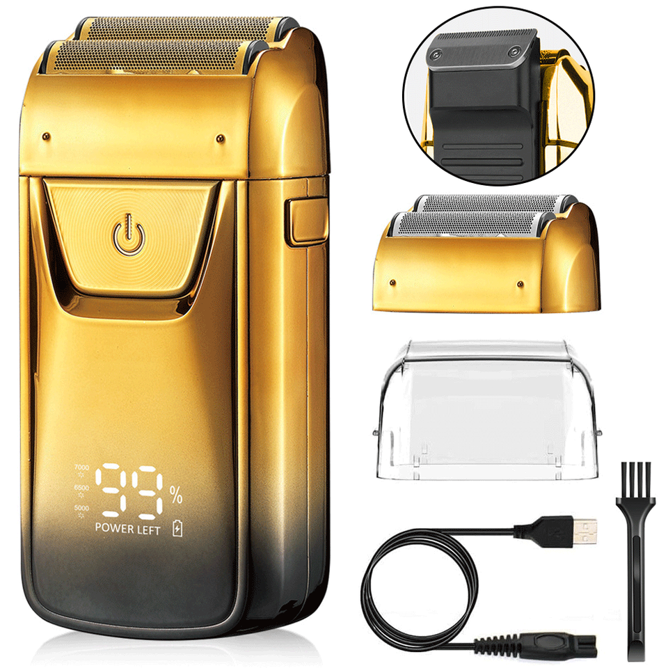 Men's USB Electric Shaver Trimmer Razor Rechargeable Hair Beard Shaving ...