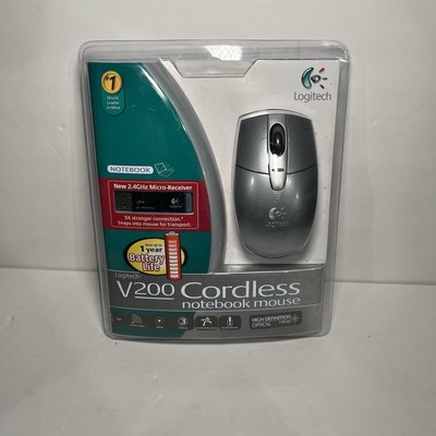 Logitech V200 Cordless Optical Mouse ~ Factory Sealed | eBay