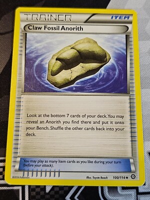 Claw Fossil Anorith 100/114 Uncommon 2016 Pokemon TCG | eBay