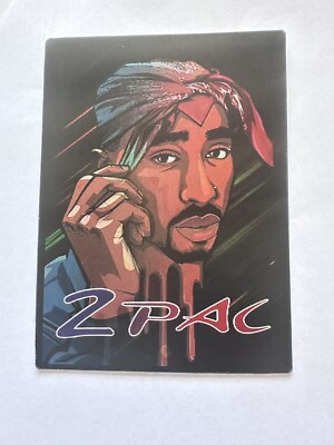 2PAC TUPAC SHAKUR 3D LENTICULAR MOTION MOVING CAR STICKER DECAL PEEKER ...