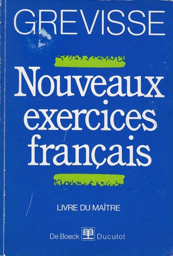 New French Exercises. Master Book Grevisse, Maurice | eBay